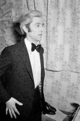 Marcel Amont in his dressing room at the Olympia on April 9 1970 i- Old ...