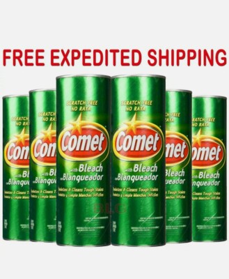 COMET Dish Washing Powder Cleanser Detergent Bleach Kitchen Cleaner ...