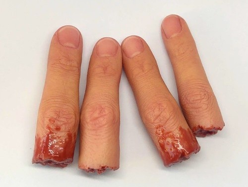 Severed Silicone Finger Prop - Realistic Prosthetic - Halloween - FX ...