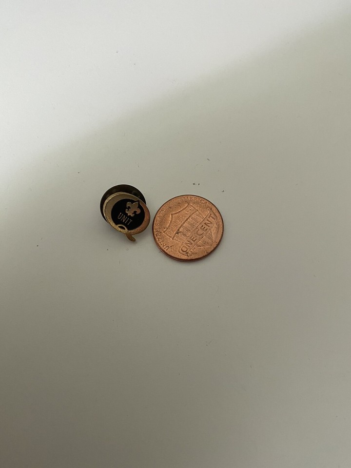 BSA National Quality Unit Lapel Pin black gold color Q | eBay