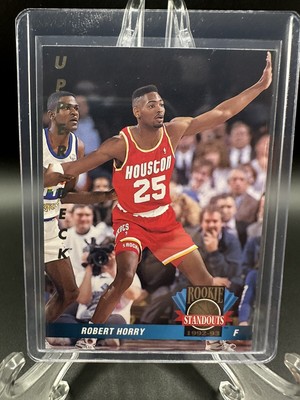 Robert Horry, Houston Rockets, 1993 Upper Deck, Rookie Standouts #RS6 ...