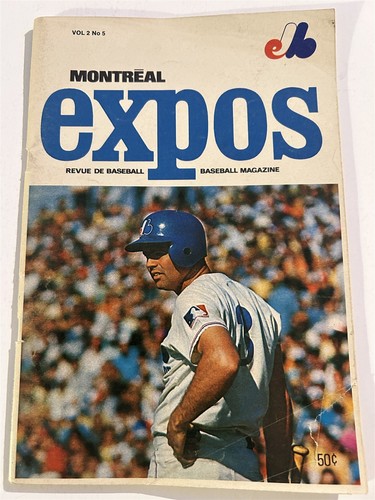 1970 Montreal Expos HOUSTON Astros Program RUSTY STAUB Joe MORGAN Un ...