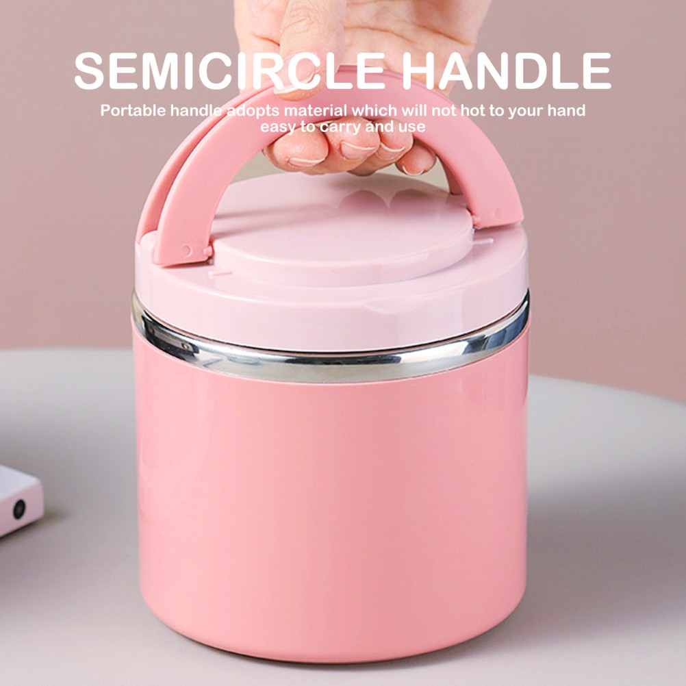 1 Set Thermal Soup Bowl Insulated Lunch Container Hot Food Jar Food ...