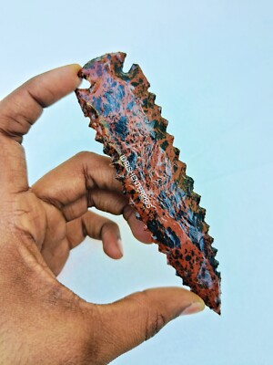 Rare Carved Mahogany Obsidian Sharp Arrowheads Handmade Crystal Healing ...