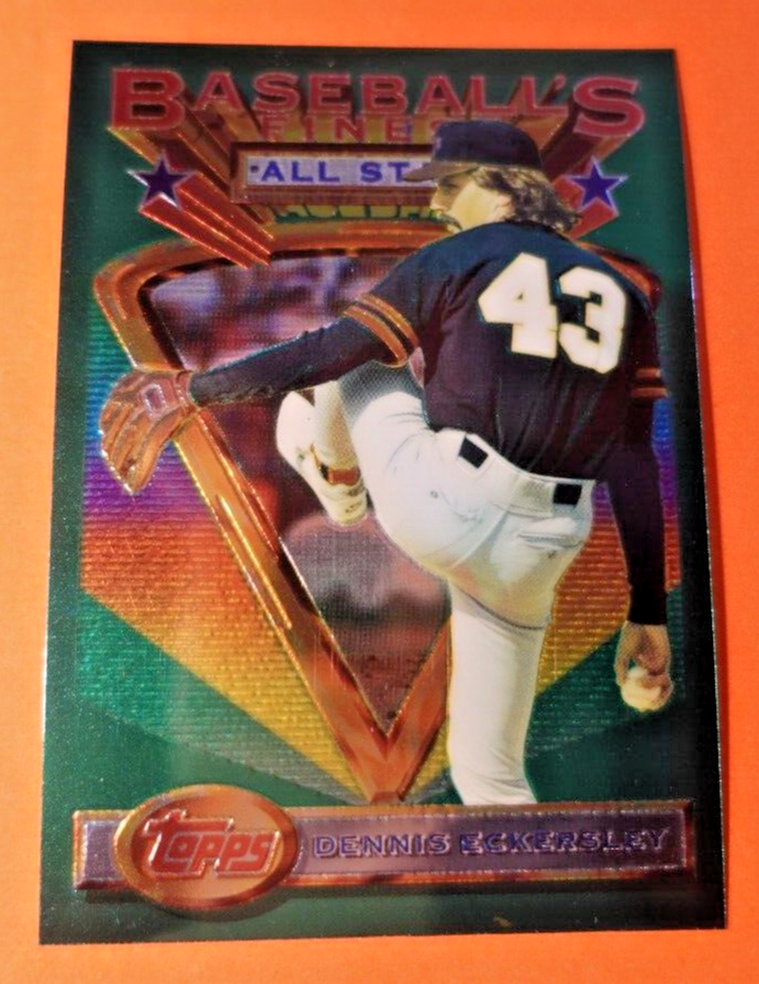 1993 topps Finest Error Dennis Eckersley Steve Avery 1/1 SP | eBay