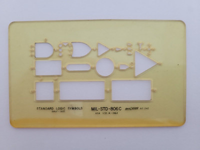 RapiDesign NO. 542 Standard Logic Symbols MIL-STD-806 C | eBay
