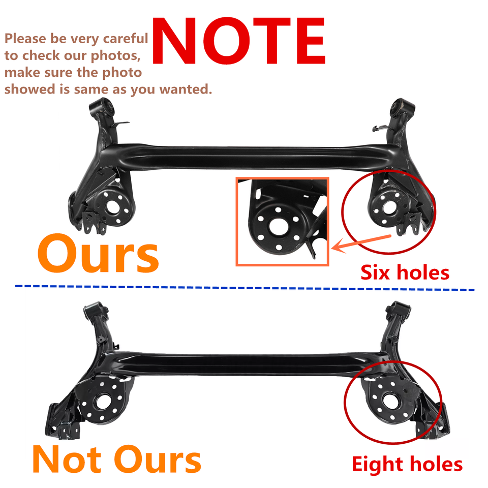 Rear Axle Beam Subframe Crossmember For Toyota Prius 10-15 Scion XB ...