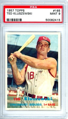 1957 Topps Ted Kluszewski #165 PSA 9 Reds 10725 | eBay