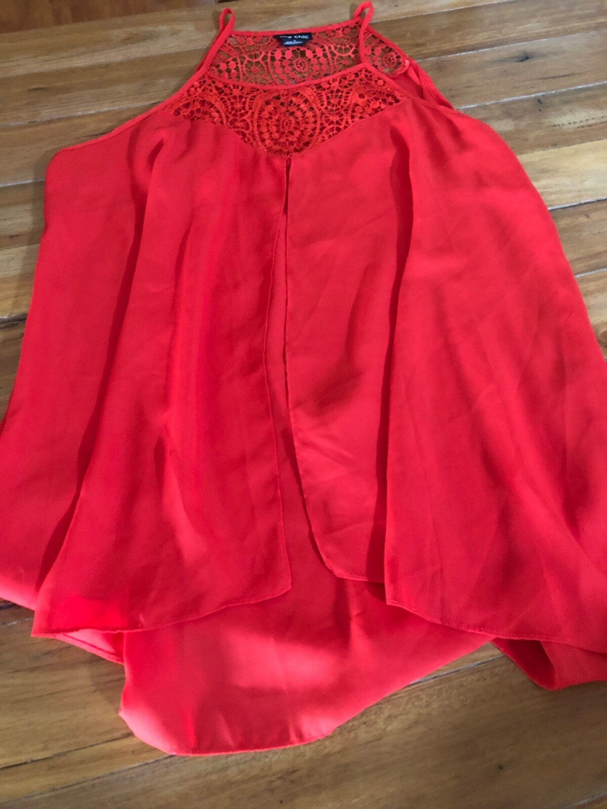 City Chic Red Sleevless Top Small | eBay Australia