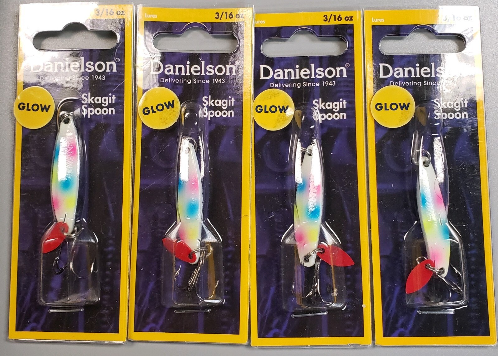 4- DANIELSON SKAGIT SPOONS 3/16 oz. WONDER BREAD GLOW NIP BR10 | eBay