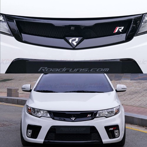 GLOSS BLACK Roadruns Replacement Radiator Grille Ver.1 for Kia Forte ...