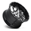 Set 4 20" Fuel 2PC D240 Cleaver 20x9 Chrome Plated Black 5x5.5 5x150 ...