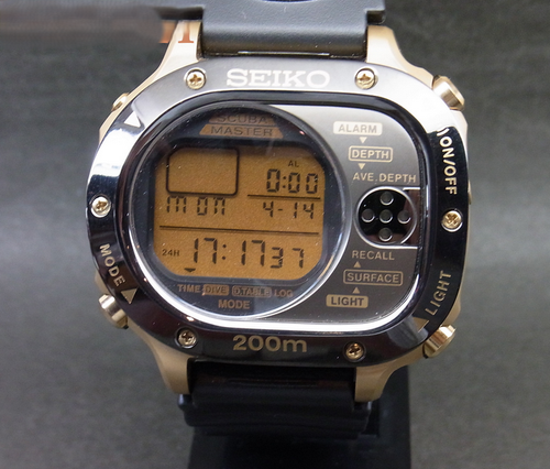 SEIKO Scuba Master Diver Computer 200m Quartz Watch | eBay