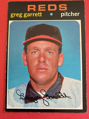 1971 O-Pee-Chee GREG GARRETT #377 Cincinnati Reds | eBay