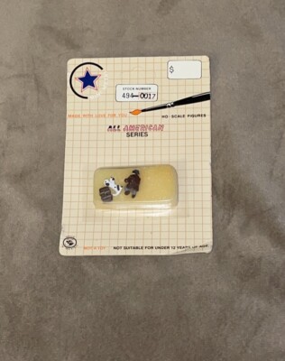Mini Metal All American #494-0017 HO-Scale Hobo w/Bag and Dog Hand ...