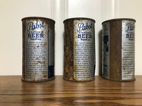 Pabst Blue Ribbon Export Beer Cans IRTP 3 pack | eBay