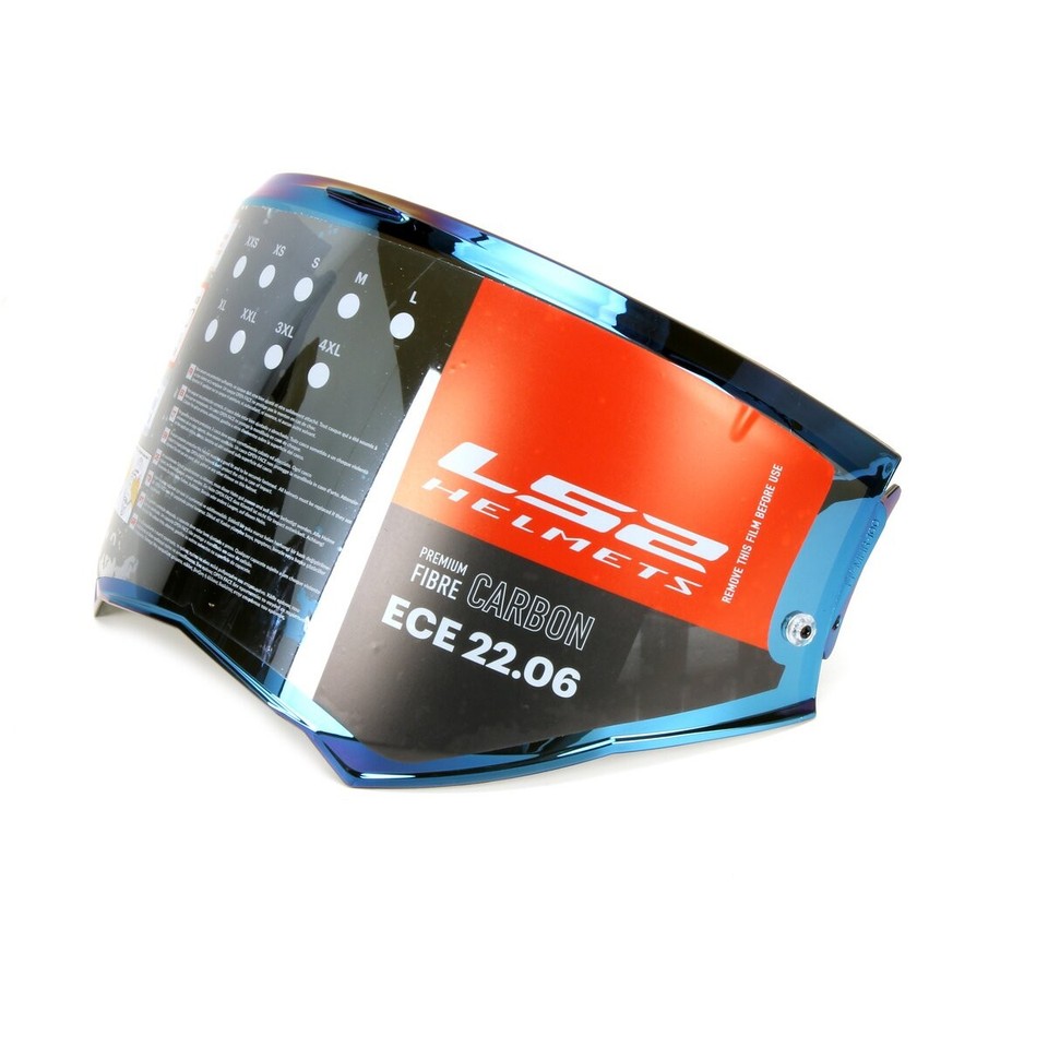 LS2 Blue Iridium Advant X/Advant X Carbon Pinlock Ready Outer Shield 04 ...