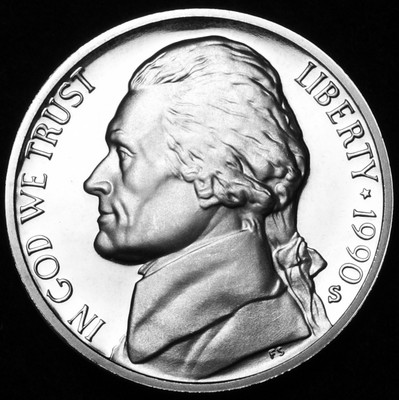 1990 S Jefferson Proof Nickel | eBay