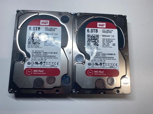 Western Digital WD Red WD60EFRX 6TB 3.5" SATA III NAS Hard Drive HDD ...