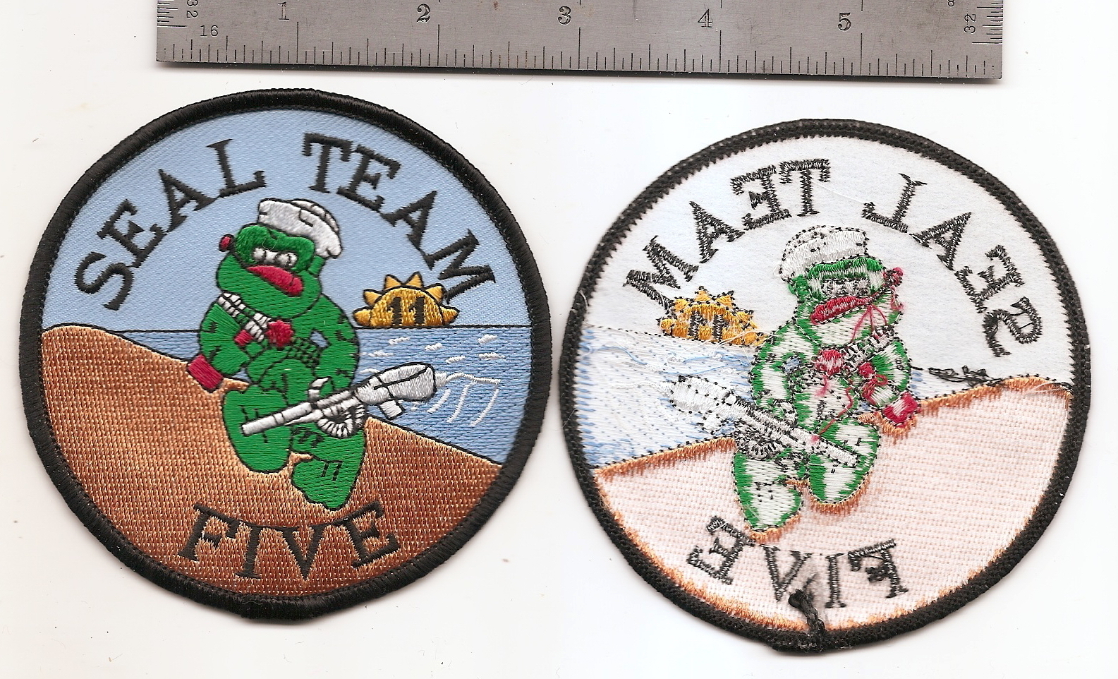 #094 US NAVY SEAL TEAM FIVE PATCH | eBay