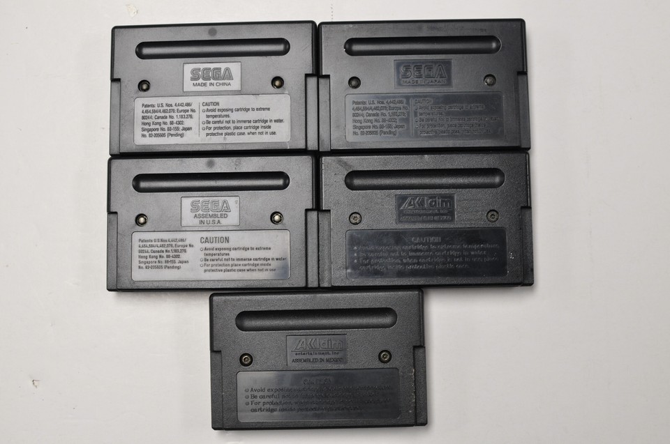 Lot Of 5 Sega Genesis Games Sonic Mortal Combat etc. Carts Only | eBay