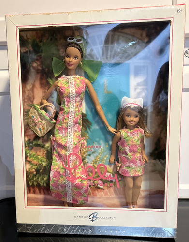 NIB 2005 Fashion Icon LILLY PULITZER & STACIE Barbie Doll SILVER LABEL ...