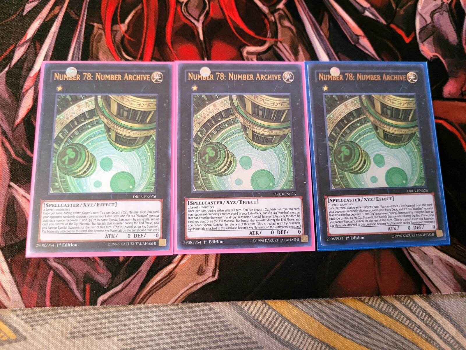 YUGIOH TCG 3X NUMBER 78: NUMBER ARCHIVE DRL3-EN026 ULTRA 1ST EDITION | eBay