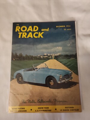 1952 December ROAD AND TRACK Road Testing The Volkswagen Le Baron (CP31 ...