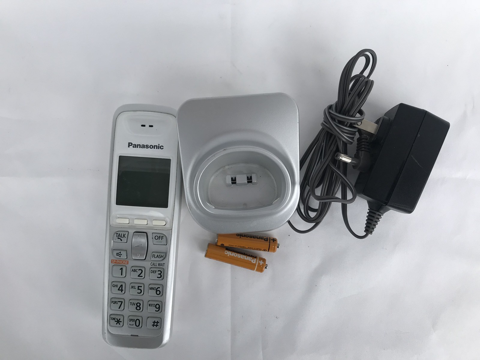 1 PANASONIC KX-TGA642S DECT 6.0 CORDLESS PHONE KX-TG6411 KX-TG6421 KX ...