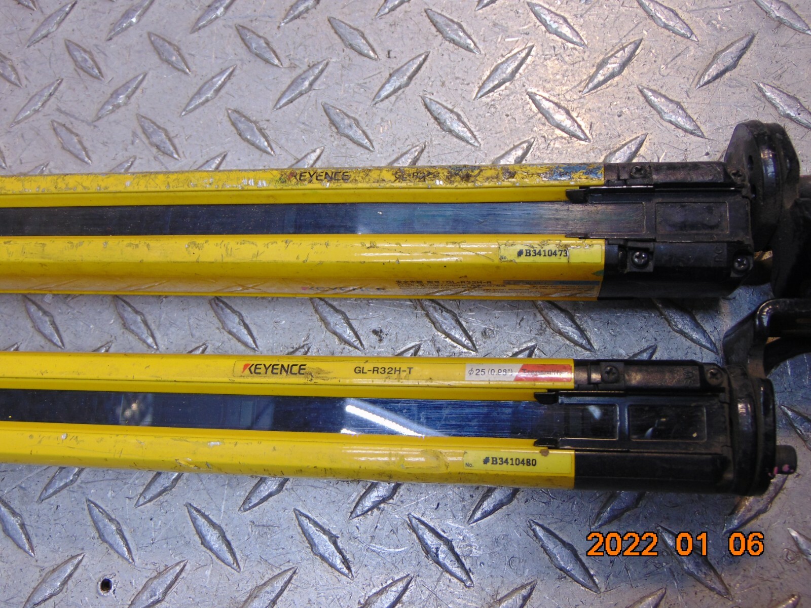 *SET* KEYENCE LIGHT CURTAINS GL-R32H-T TRANSMITTER & GL-R32H-R RECEIVER ...