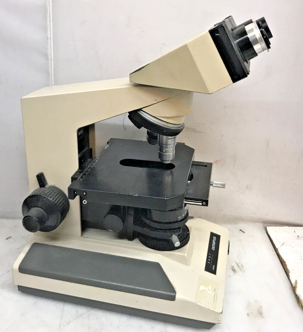 Olympus BH2 BHT BHTU Binocular Microscope with 2 Objectives FOR PARTS ...