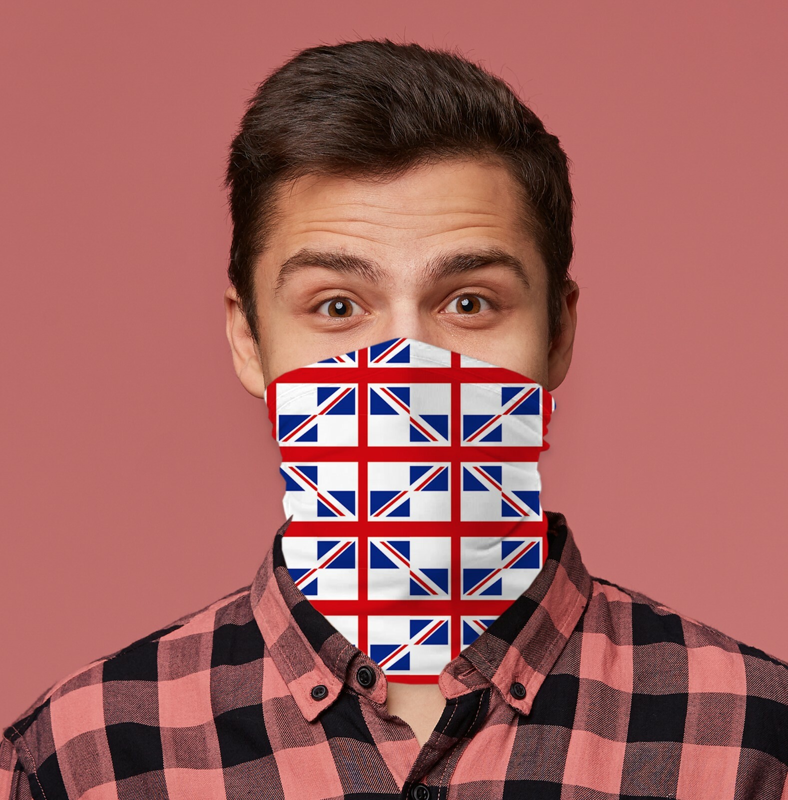 St George Union Jack Design Neck Warmer Neck Tube Facemask Snood | eBay