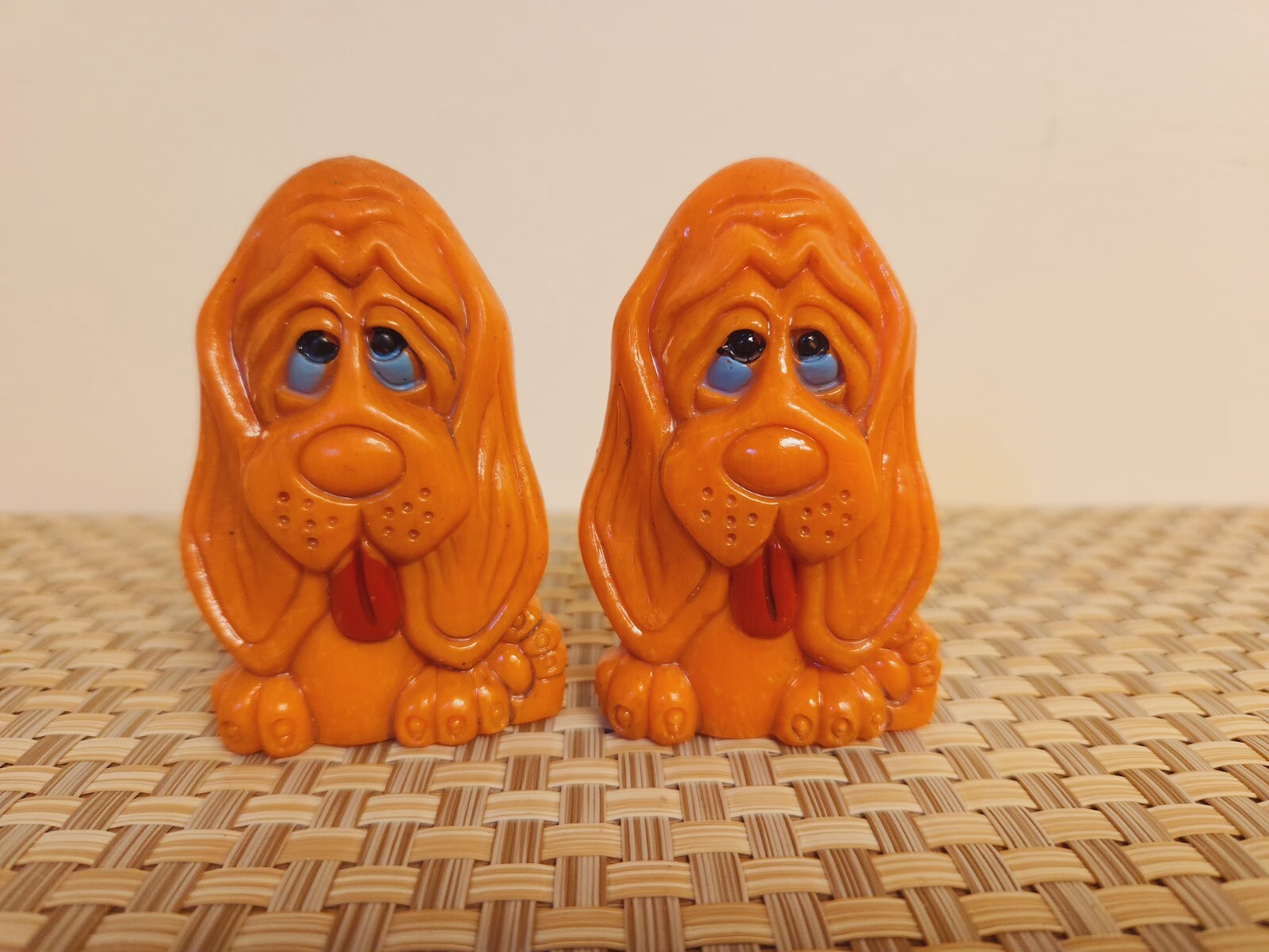 Vintage 1970's plastic Droopy Hound Dog Salt and Pepper Shakers made in ...