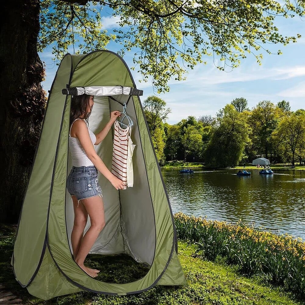 Portable Outdoor Instant Pop Up Tent Privacy Camping Shower Toilet ...