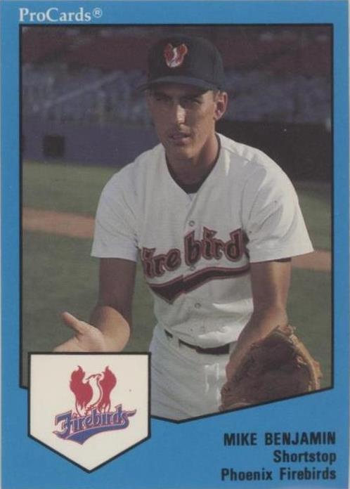 1989 ProCards Minor League Team Sets - Mike Benjamin #1500 (RC) for ...
