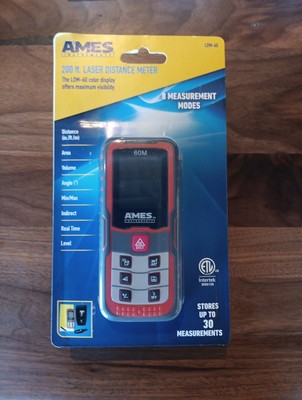 AMES INSTRUMENTS LDM-60 200 Ft. Laser Distance Meter 57013 BRAND NEW ...