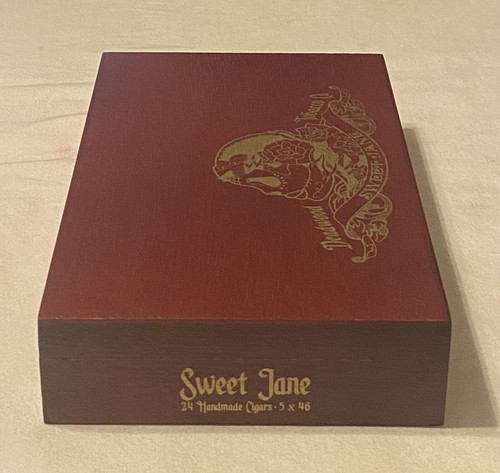 (5) SWEET JANE by DEADWOOD TOBACCO CO. & DREW ESTATE Wooden Cigar Boxes ...