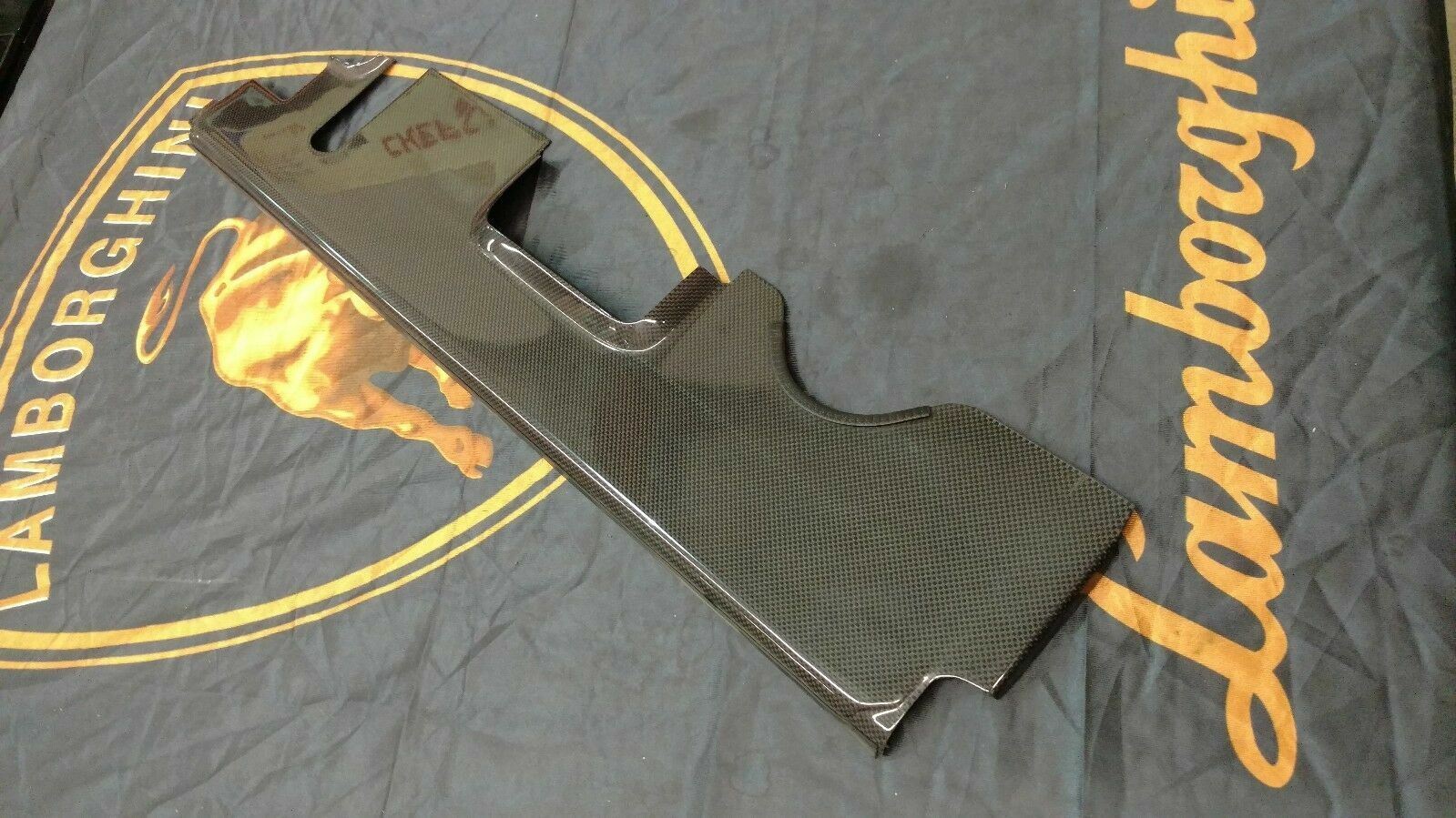 LAMBORGHINI MURCIELAGO LP640 REAR CARBON FIBER ENGINE BAY COVER OEM ...