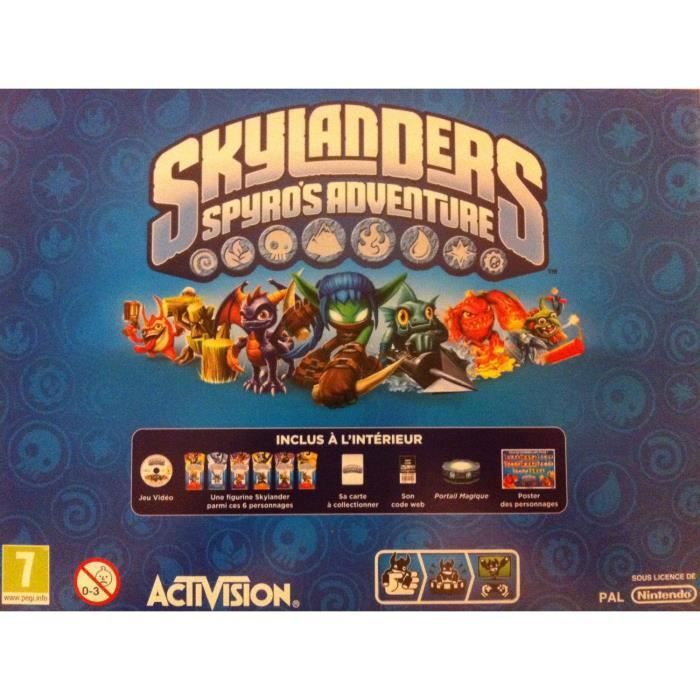 Nintendo Wii / Wii U Mini Starter Pack Skylanders Spyro's Adventure New ...