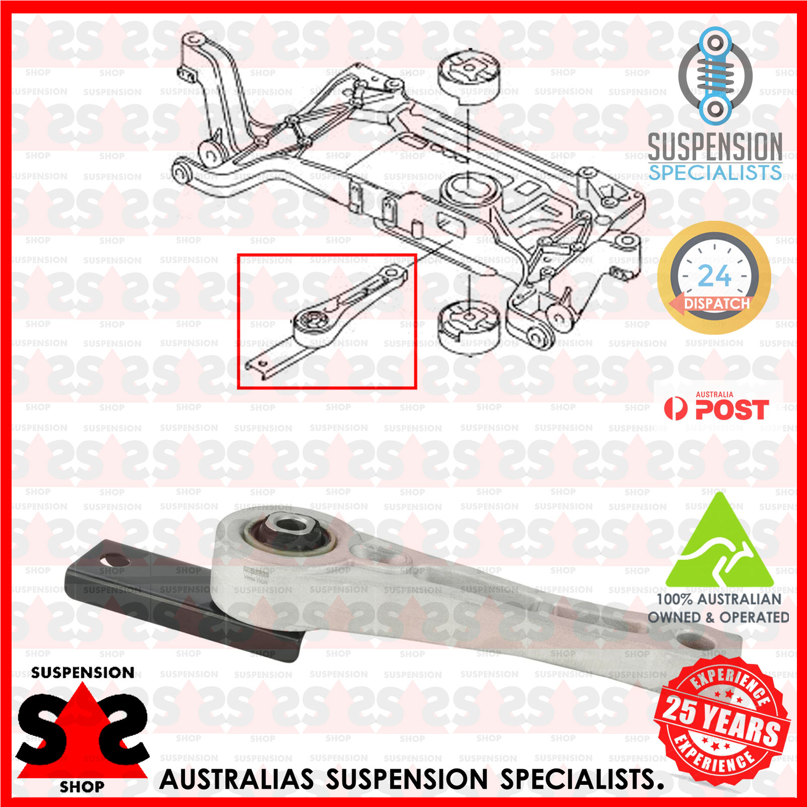 Rear Mounting, Engine Suit AUDI Q3 (8Ub, 8Ug) 2.0 TDI quattro Q3 (8UB ...