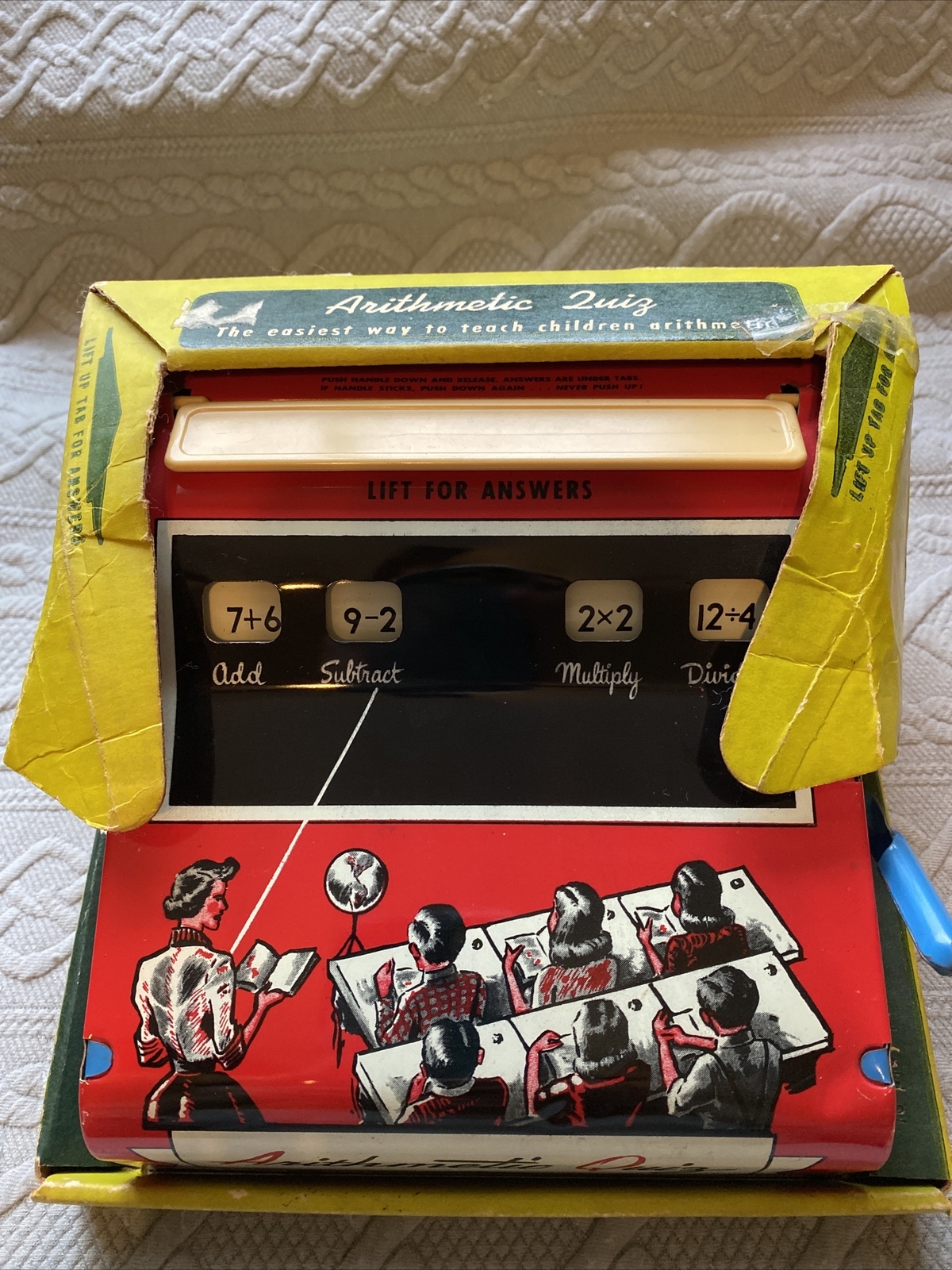 Купить Ибей | 1950’s Vintage WOLVERINE ARITHMETIC MATH QUIZ MACHINE ...