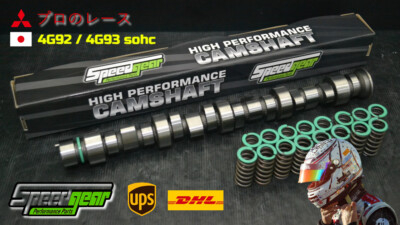 SPEEDGEAR Racing Sport Camshaft 292/292 Cam Gear Valve Spring 4G92 4G93 ...