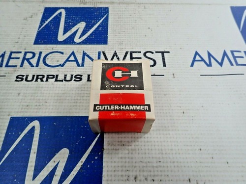 CUTLER HAMMER 10250T51 CONTACT BLOCK 1 NC 600V AC 250V DC | eBay