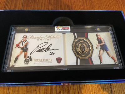 2024 BROWNLOW MEDALLISTS PETER MOORE COLLINGWOOD / MELBOURNE #75 | eBay