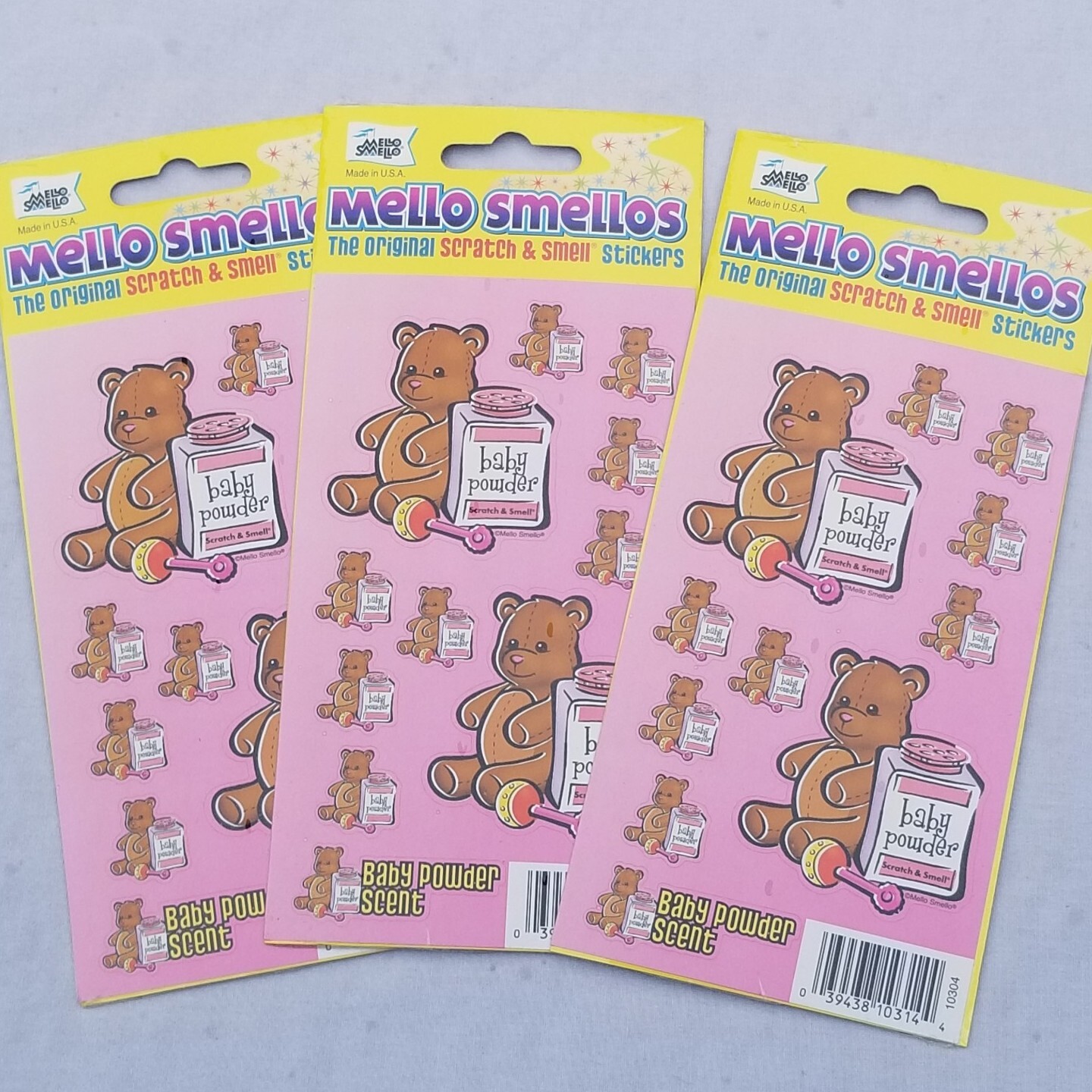 Mello Smellos The Original Scratch & Smell Stickers Baby Powder Scent ...