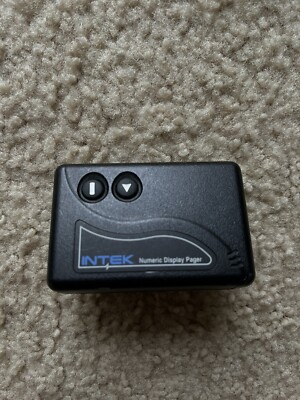 Intek Numeric Display Pager Black Untested Broken For Parts | eBay