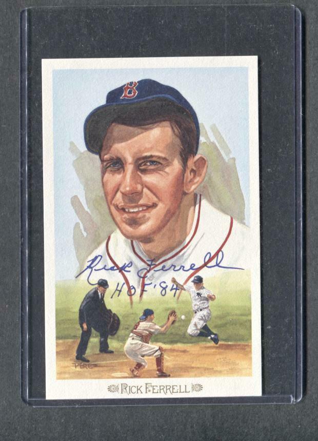 Rick Ferrell Autographed (Signed) Perez Steele Celebration Postcard ...