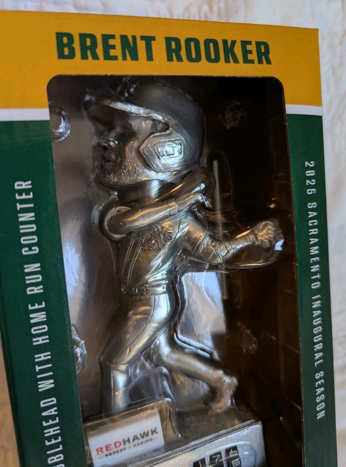 Brent Rooker A’s Bobblehead Silver Slugger Home Run Counter 6/8/25 RARE ...