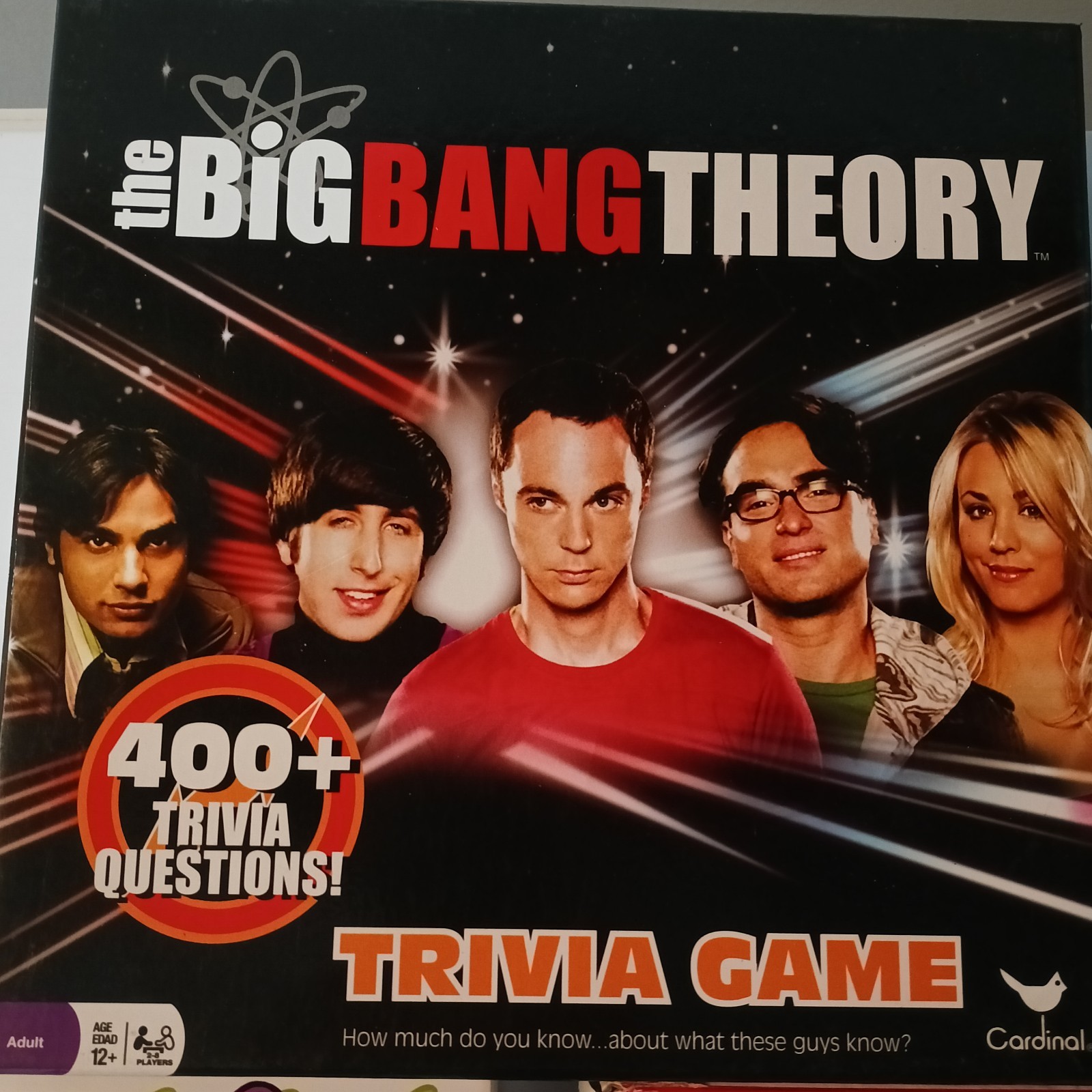 3 Board Game Lot: Scabs n Guts, Big Bang Theory Trivia, Heads Up! Party ...