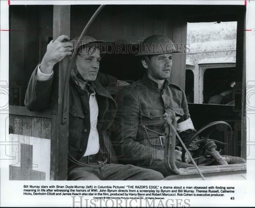1984 Press Photo Bill Murray and Brian Doyle-Murphy star in "The Razor ...